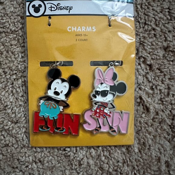 Disney | Jewelry | Disney Mickey Minnie Mouse Fun Sun Summer Charms ...